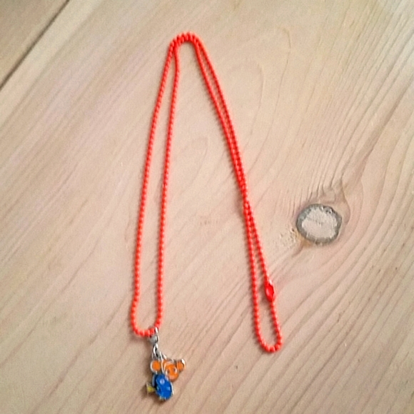 Disney | Accessories | Disney Nemo Charm Necklace For Girls | Poshmark